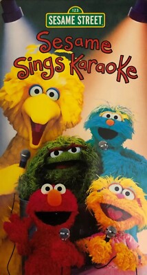 Sesame Street SESAME SINGS KARAOKE VHS VIDEO-#LV-55727-RARE VINTAGE ...