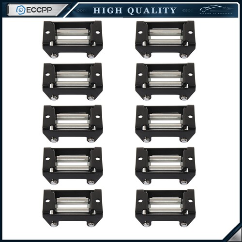 4-1/4" Winch Roller Fairlead Heavy Duty 4 Way Roller Cable Guide ...