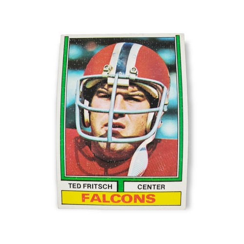 1974 Topps Football Ted Fritsch Card #81 Atlanta Falcons Trading Card ...