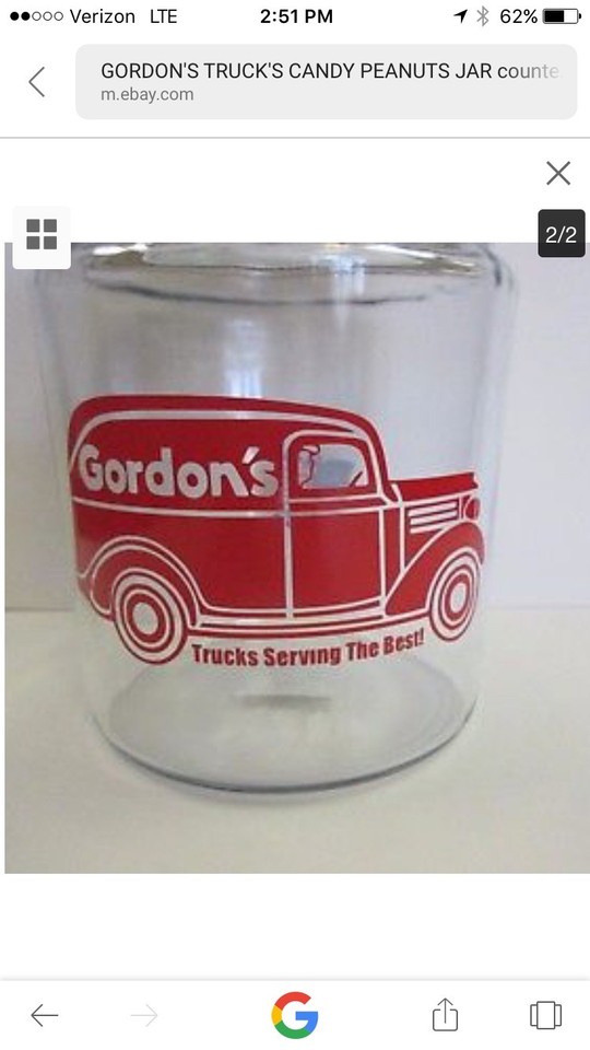 GORDONS CRACKER POTATO CHIP JAR DECAL LANCE TOMS PEANUTS | eBay