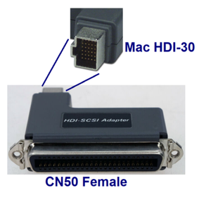 PTC Mac HDI-30 to Centronics 50 (Female) SCSI Adapter for Apple ...