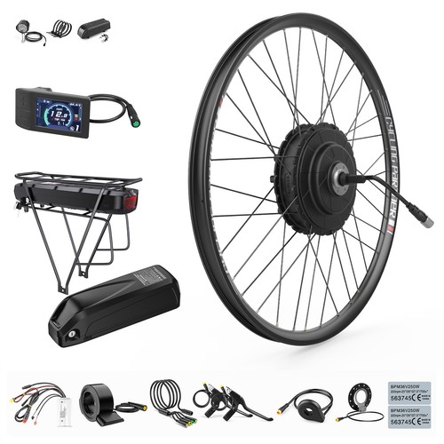48V750W For 26" 27.5" 700C E-bike BAFANG Rear Hub Motor Conversion Kits ...