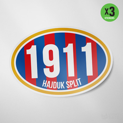 Hajduk Split Croatia 3 Pack Sticker Vinyl Decal Soccer Football | eBay