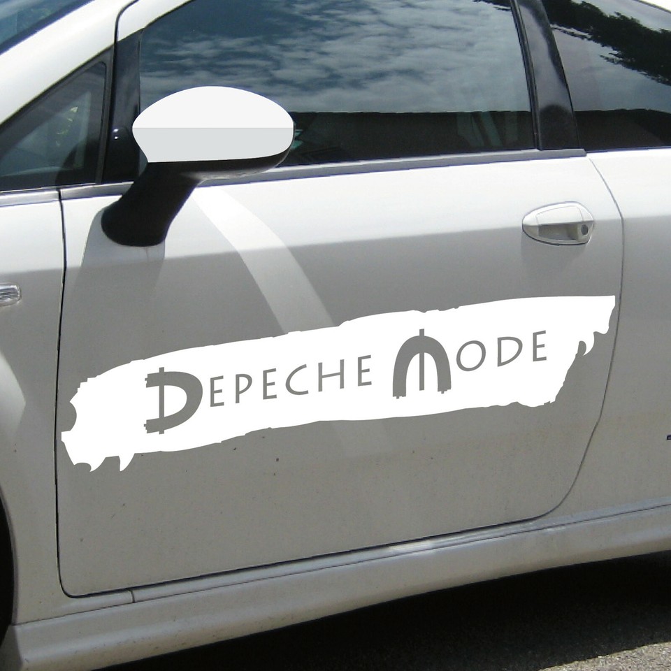 39 3/8in Tattoo Sticker Depeche Mode Spirit Cut Out Car Sticker Door ...