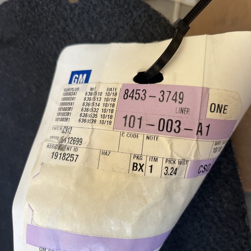 Genuine GM Fender Liner 2019-2023 GMC Sierra 1500 Front Passenger Side ...