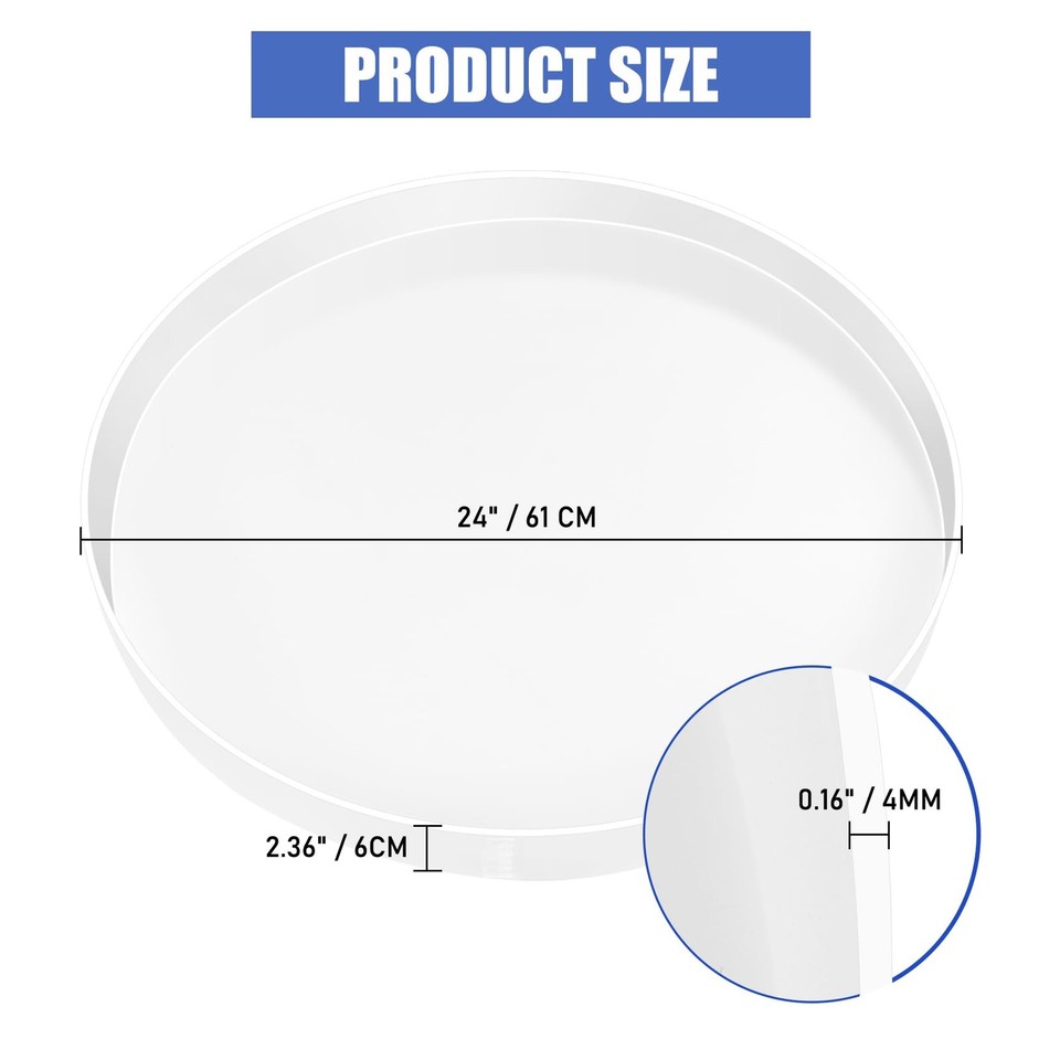 24 Large Resin Table Molds,large Resin Mold Round Silicone,epoxy Table ...