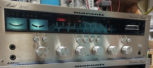 Marantz 2245 RARE*Champagne Engraved Faceplate FULL RECAP/LED Early Serial#16## | eBay