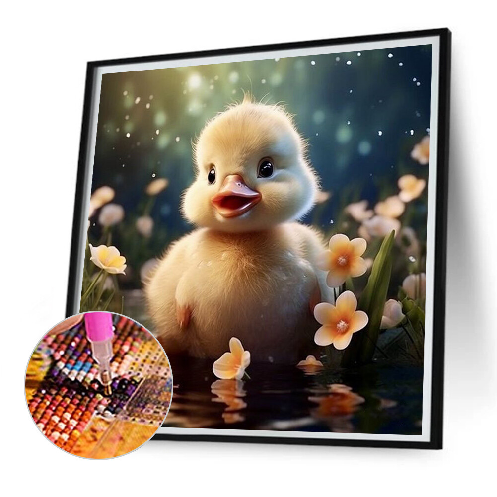 5D DIY Full Square Drill Diamond Painting Duck Kit Home Decoration ...