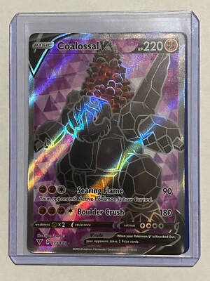 Pokémon TCG Coalossal V Vivid Voltage 173/185 Holo Full Art | eBay