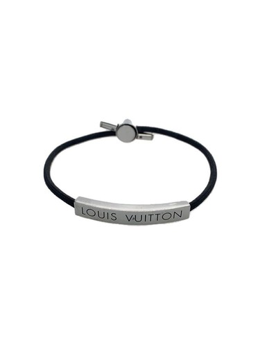 LOUIS VUITTON Bracelets Space LVBLK Nylon Black Mens Used | eBay