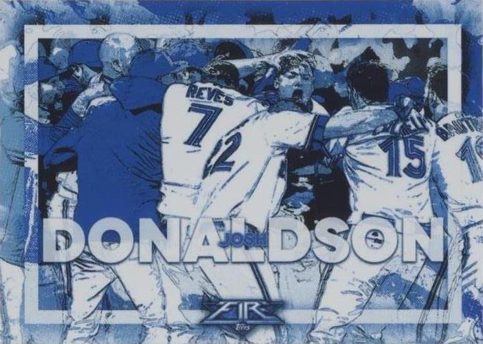 2017 Topps Fire - Walk It Off Josh Donaldson #WO-8 Blue Chip for sale ...