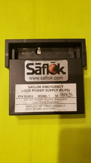 Saflok 705214 Model 1 Emergency Lock Power Supply for sale online | eBay