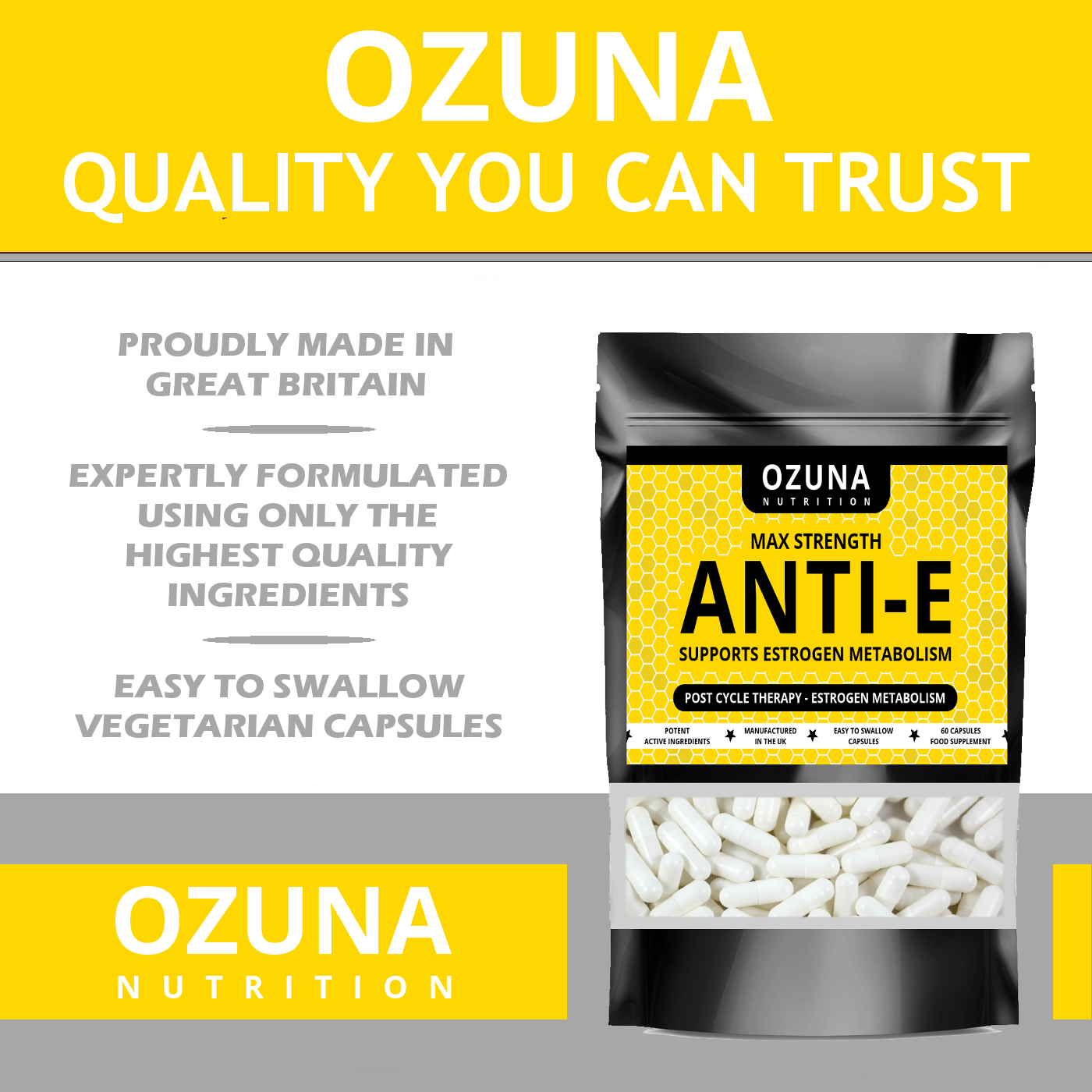 Estrogen Blocker Pills (STRONGEST AVAILABLE) Reduce Estrogen Levels ...