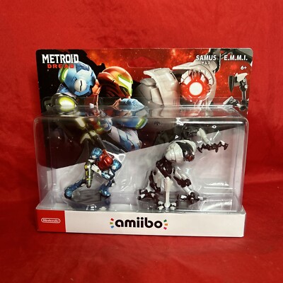 ⚡️Nintendo amiibo Metroid Dread - Samus and E.M.M.I. Figures (2 Pack ...