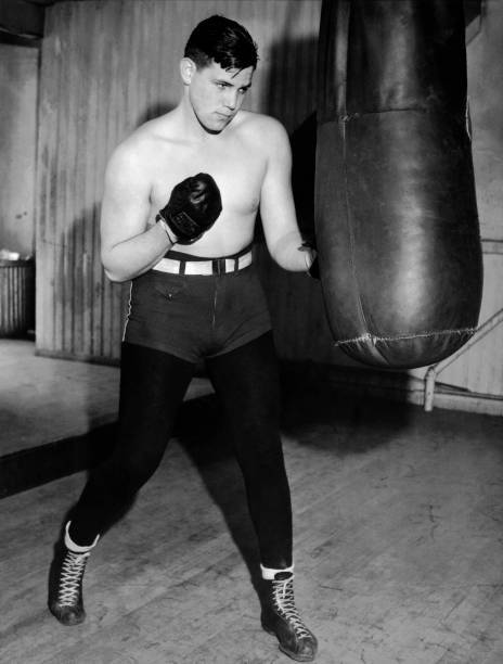 Cakland Buddy Baer American Boxer Training October 1933 1930s Boxing ...