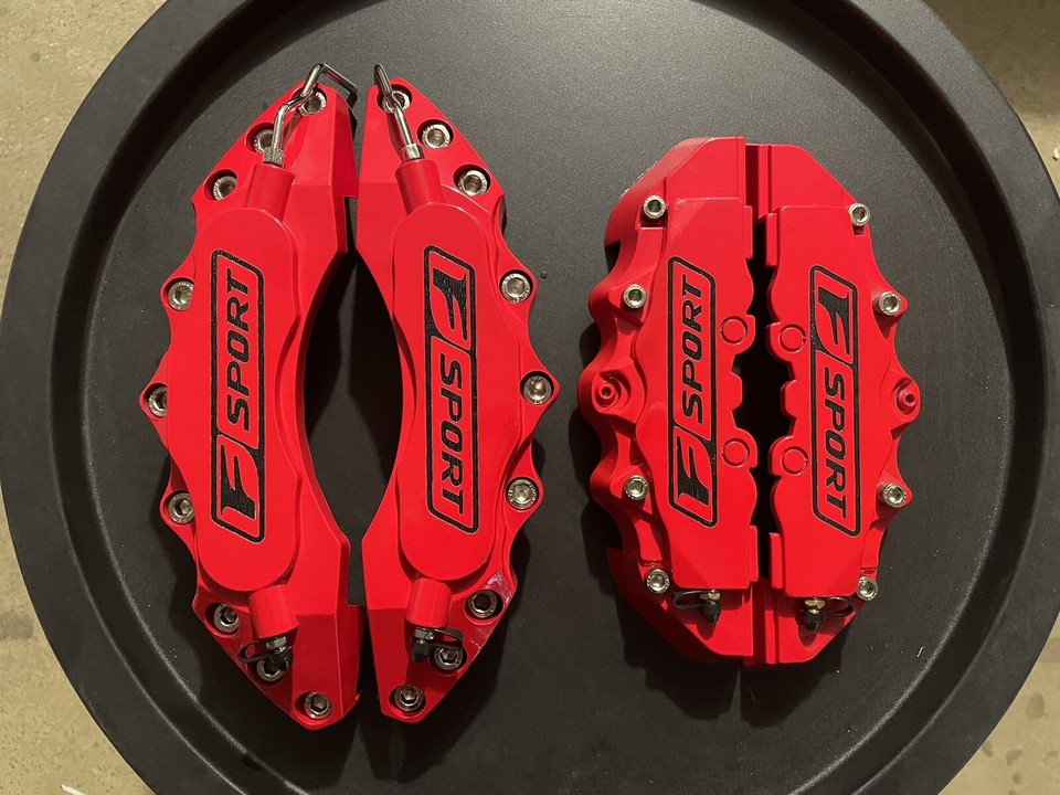 ENGRAVED BRAKE CALIPER COVER F SPORT For Lexus IS250,IS300h ES GX LX RX ...