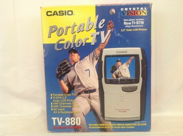 Casio TV-880 2.3" LCD Television for sale online | eBay