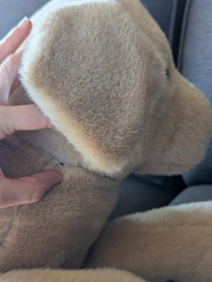 Douglas Cuddle Toy Yellow Labrador Golden Laying Vintage Plush Large ...