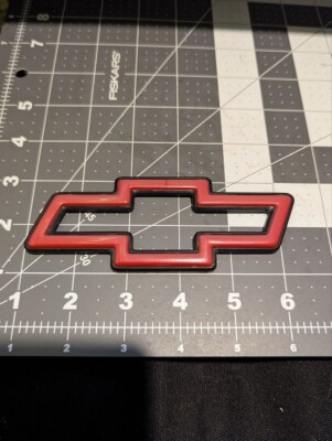 chevrolet red flowtie badge OEM | eBay