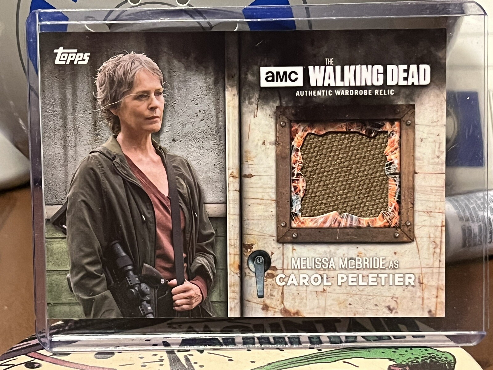 Topps Walking Dead Relic Card Carol Clothing Swatch Mint Condition New ...