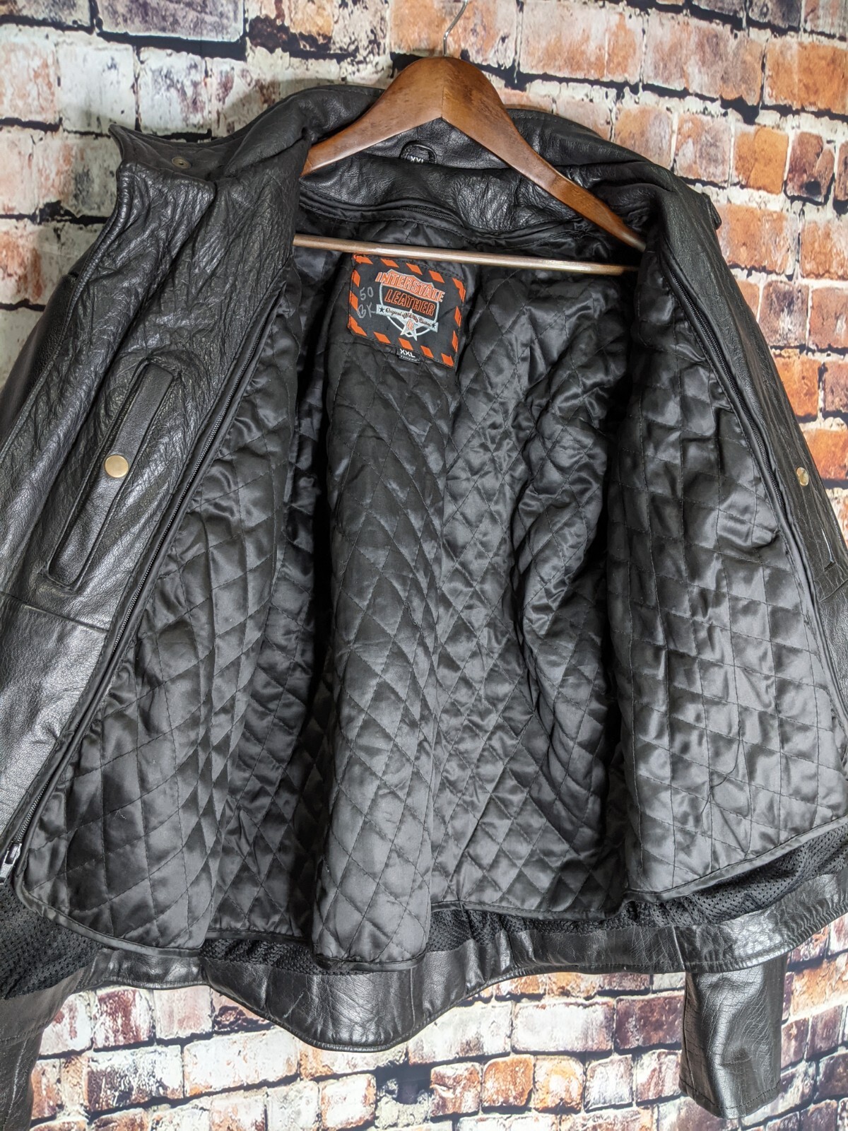 INTERSTATE LEATHER Touring Riding Motorcycle Biker Ja… - Gem