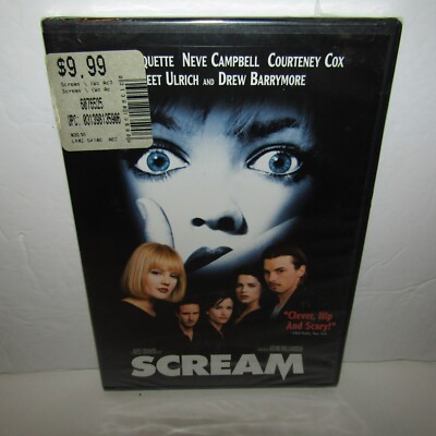 Scream DVD Brand New and Sealed Widescreen Drew Barrymore Neve Campbell ...