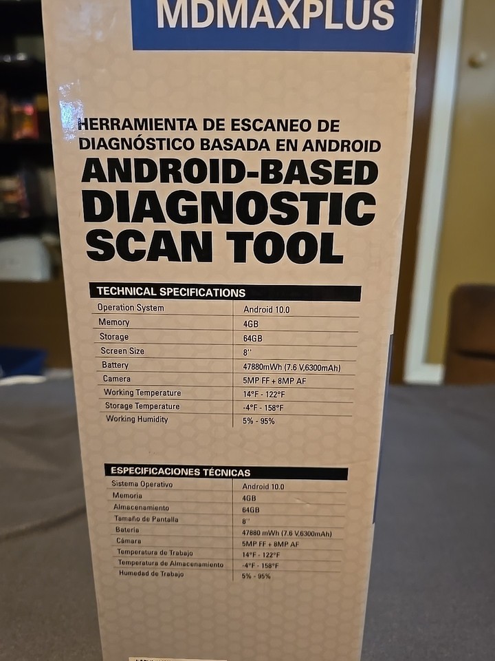 NEW MATCO TOOLS MAXIMUS PLUS MDMAXPLUS 8" AUTOMOTIVE ANDROID DIAGNOSTIC ...