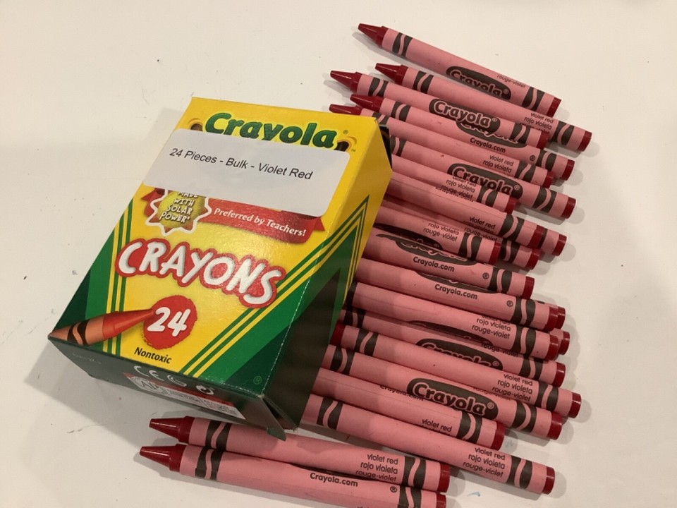 Crayola Crayons - BULK - 24 Pc Packs - 24 Colors Available to Choose ...
