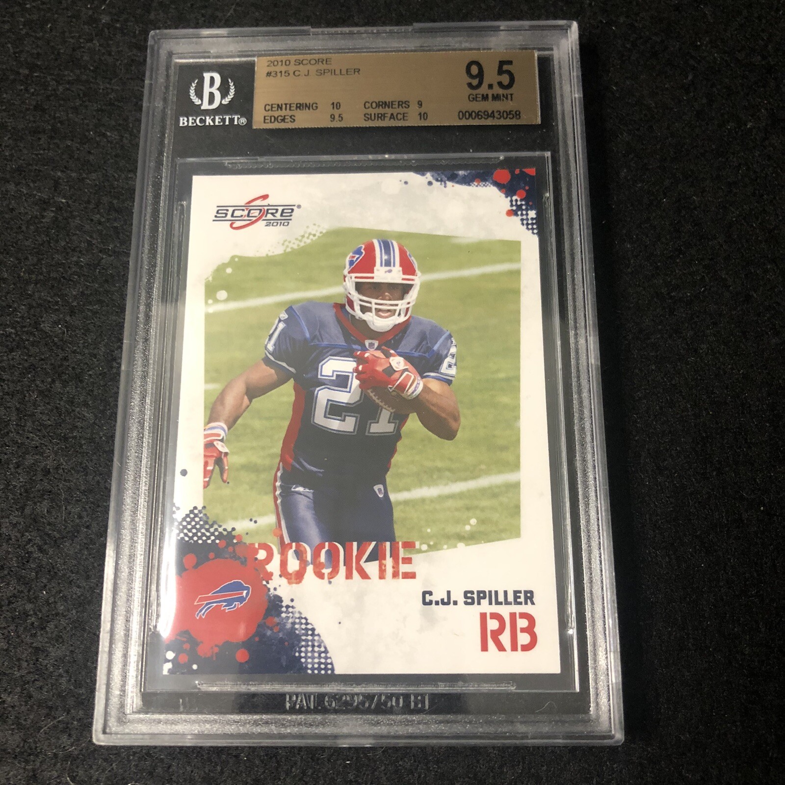 2010 Score - #315 C.J. Spiller (RC) for sale online | eBay