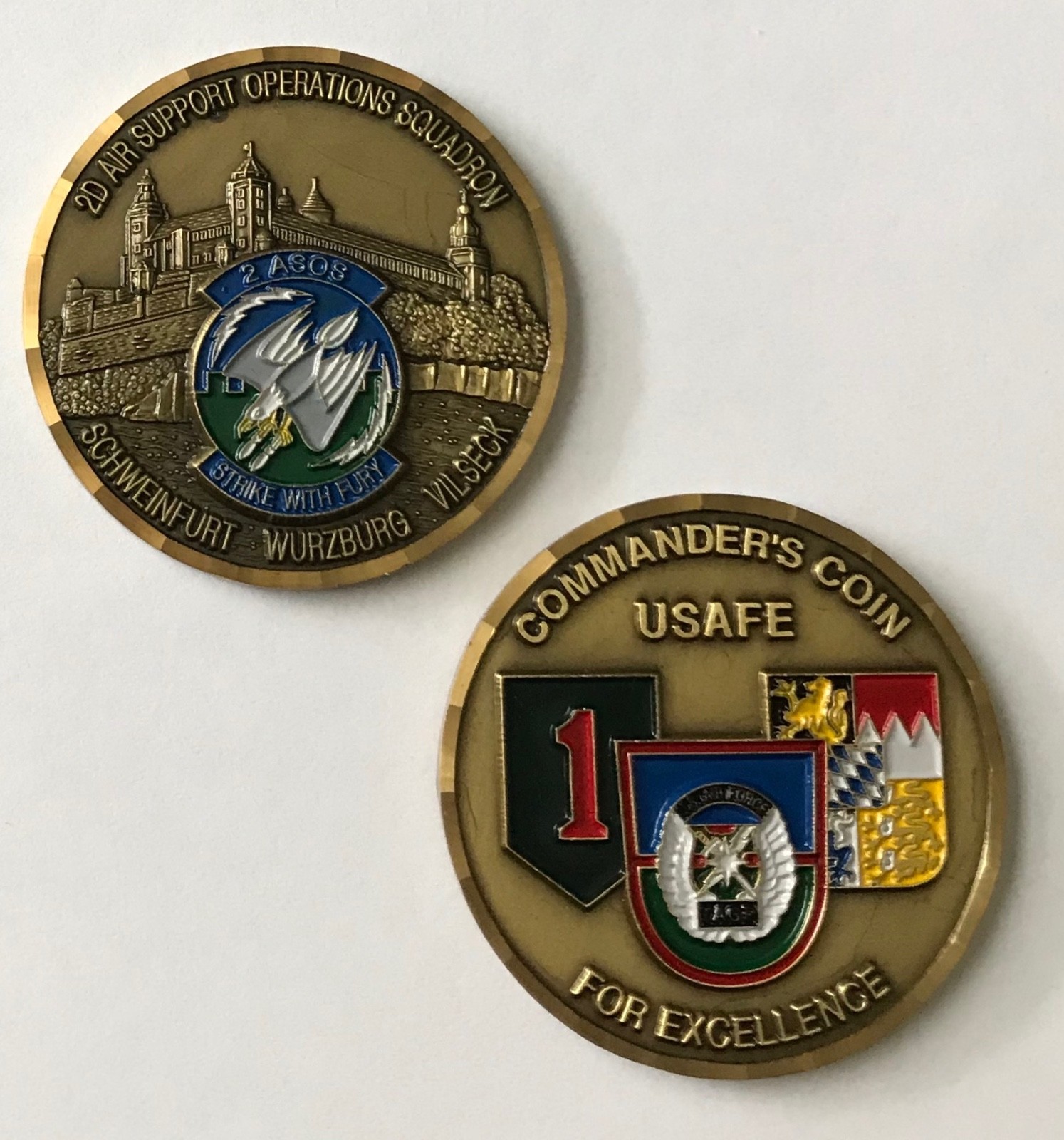 USAF TACP 2nd Air Support Ops Sq 2 ASOS ARMY BIG RED 1 USAFE Command ...