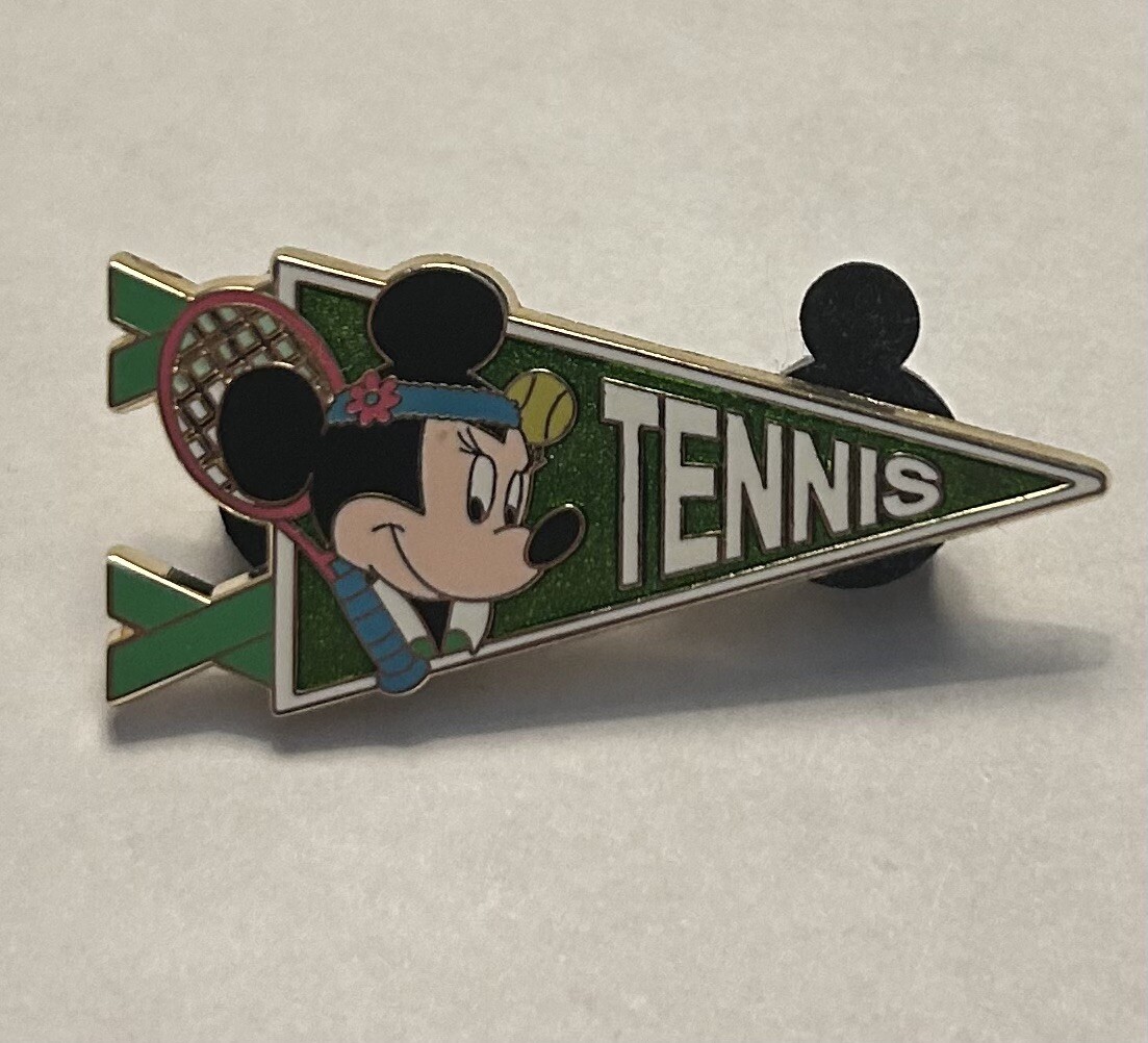 Disney Shopping - Sports Pennants Game LE250 Pin - Minnie Mouse Tennis ...