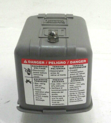 Square D Pumptrol 9013FSG2J24C20 Water Pump Pressure Switch 40-60PSI ...