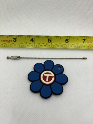 SCOTTY CAMERON Gallery FLOWER POWER Circle T KEY FOB ”Blue/Red 100% ...