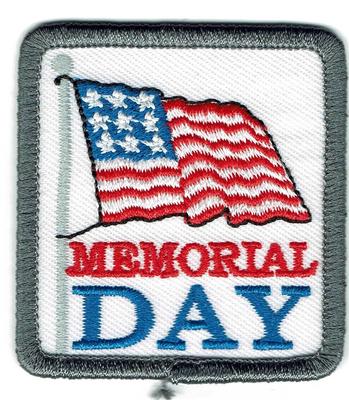 Girl Boy cub MEMORIAL DAY Flag Parade Celebration Patches Badges SCOUTS ...