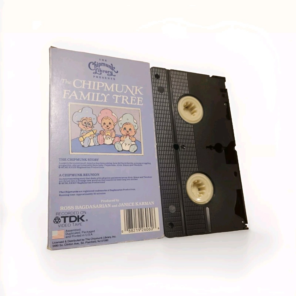 Alvin and the Chipmunks: The Chipmunk Family Tree (VHS, 1989) | eBay