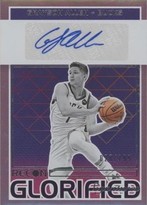 2021-22 Panini Recon - Glorified Signatures Grayson Allen #GS-GRY /199 ...