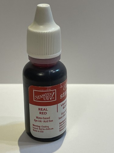 Stampin Up Real Red Classic Ink Refill Reinker 0.5 oz FULL | eBay