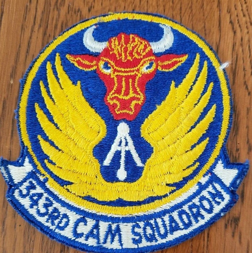Vintage 343rd CAM Squadron Reconnaissance USAF Air Force Patch 4" ICBM ...