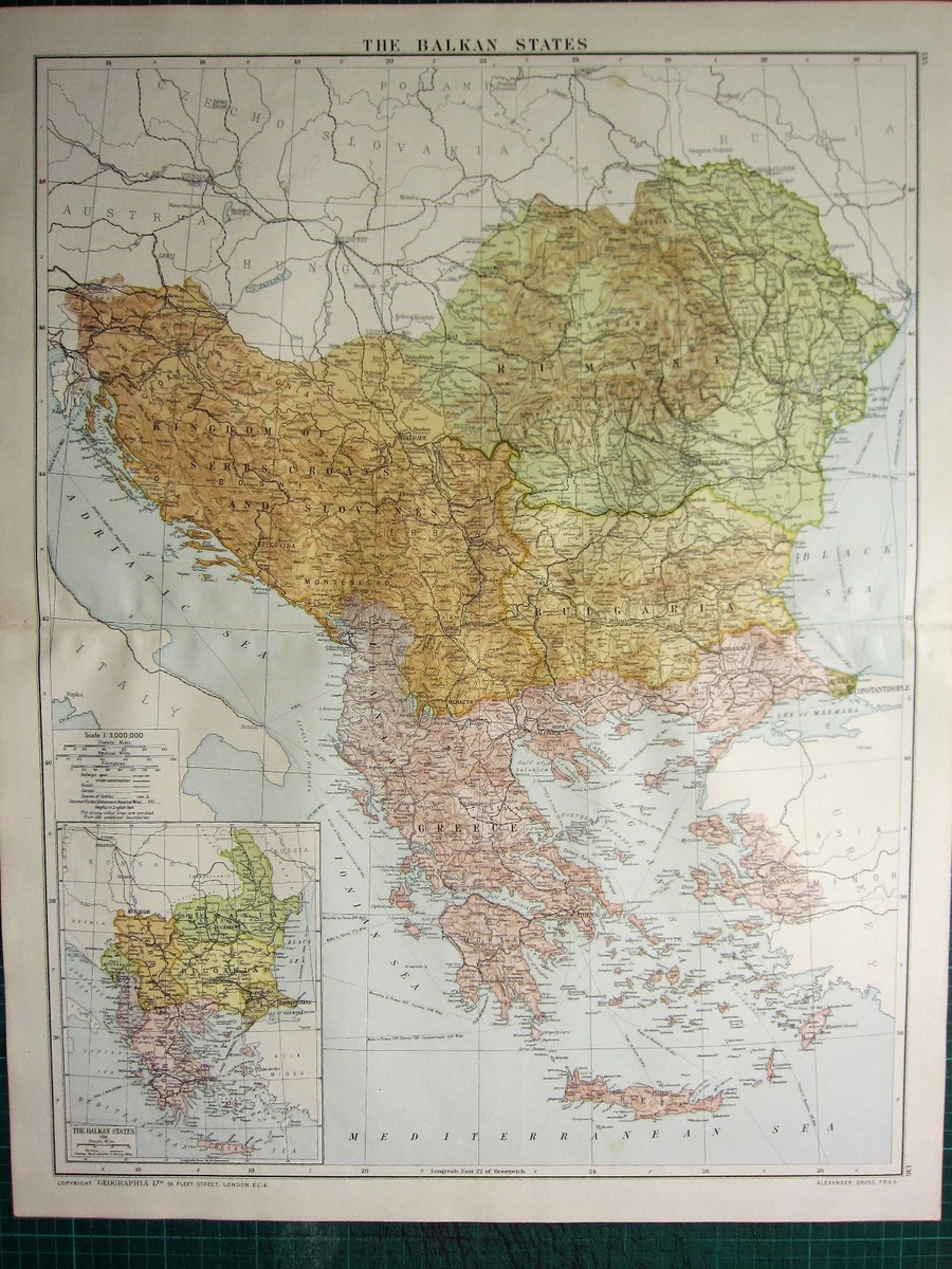 Balkans World Map