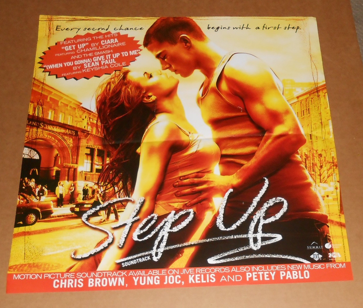 Step Up Movie Soundtrack Poster Original 2006 Promo 24x24 Chris Brown ...