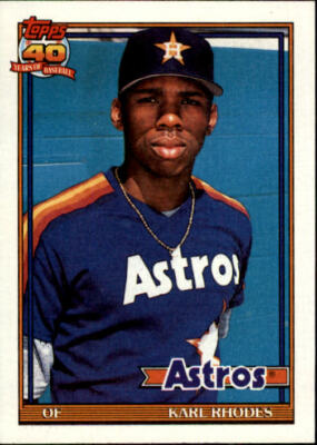 1991 Topps #516 Karl Rhodes - NM | eBay