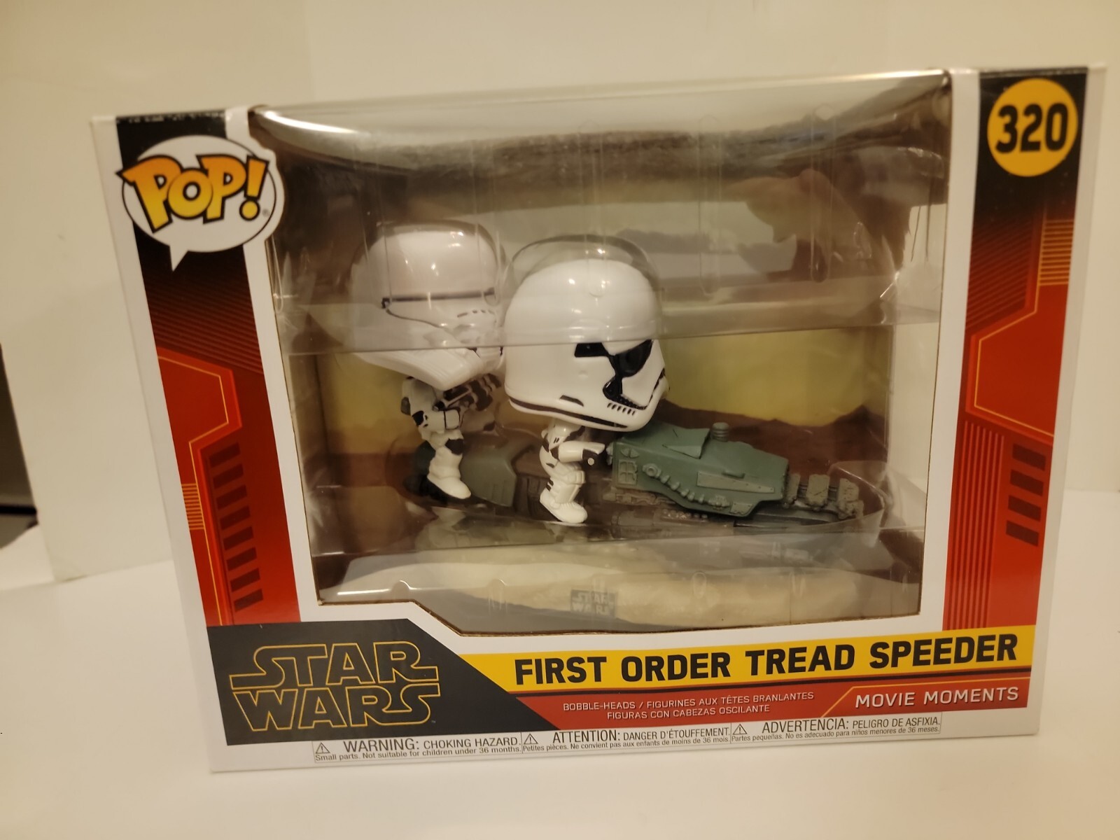 Funko Pop Star Wars First Order Tread Speeder # 320 Movie Moments large ...