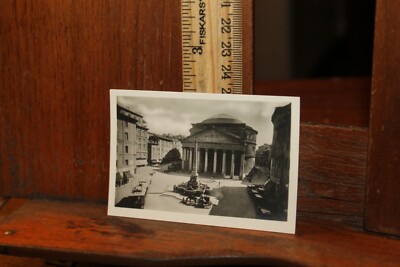 Antique Miniature Postcard Rome The Pantheon | eBay