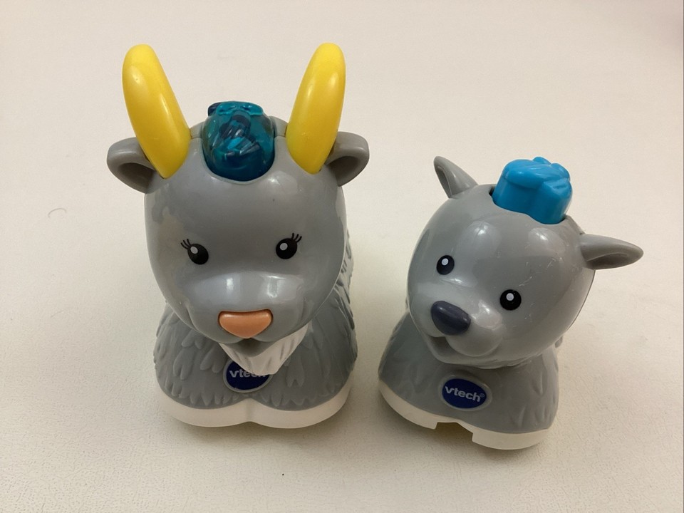 Vtech Go Go Smart Animals Farm & Learn Animal Wagon Toy Set Goat Kid ...