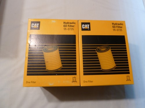 CATERPILLAR HYDRAULIC OIL FILTERS 1R-0735 NOS ( LOT of 2 Filters ) | eBay