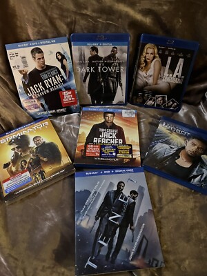 LOT Of 7 📀 🍿 Blu-ray DVD ACTION BUNDLE , MUST SEE , ALL TESTED AND WORK ...