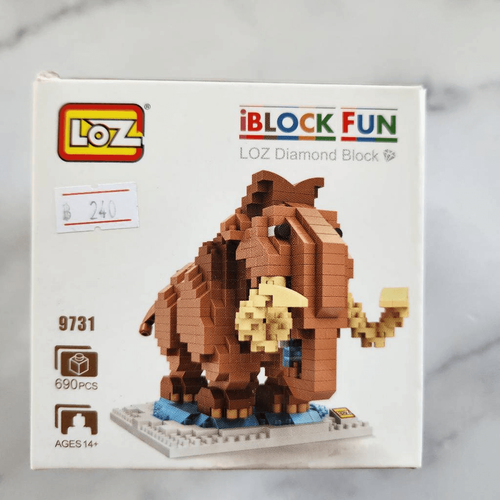 Ice Age Manny Loz iblock fun wholly mammoth kids 3D puzzle New in Box ...