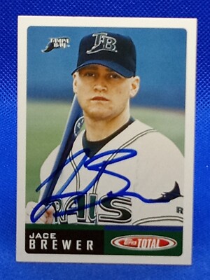 AUTOGRAPH Jace Brewer 2002 Topps Total #74 AUTO | eBay