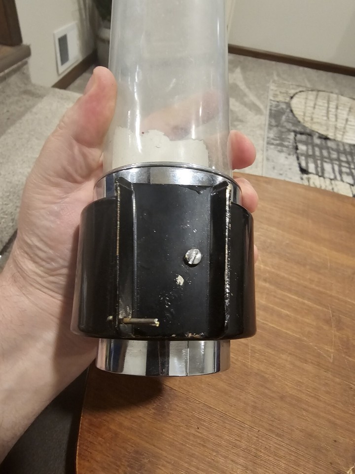 Vintage Vortex Cup Holder Trophy Cups Glass Tube 18 Inches Tall DR ...