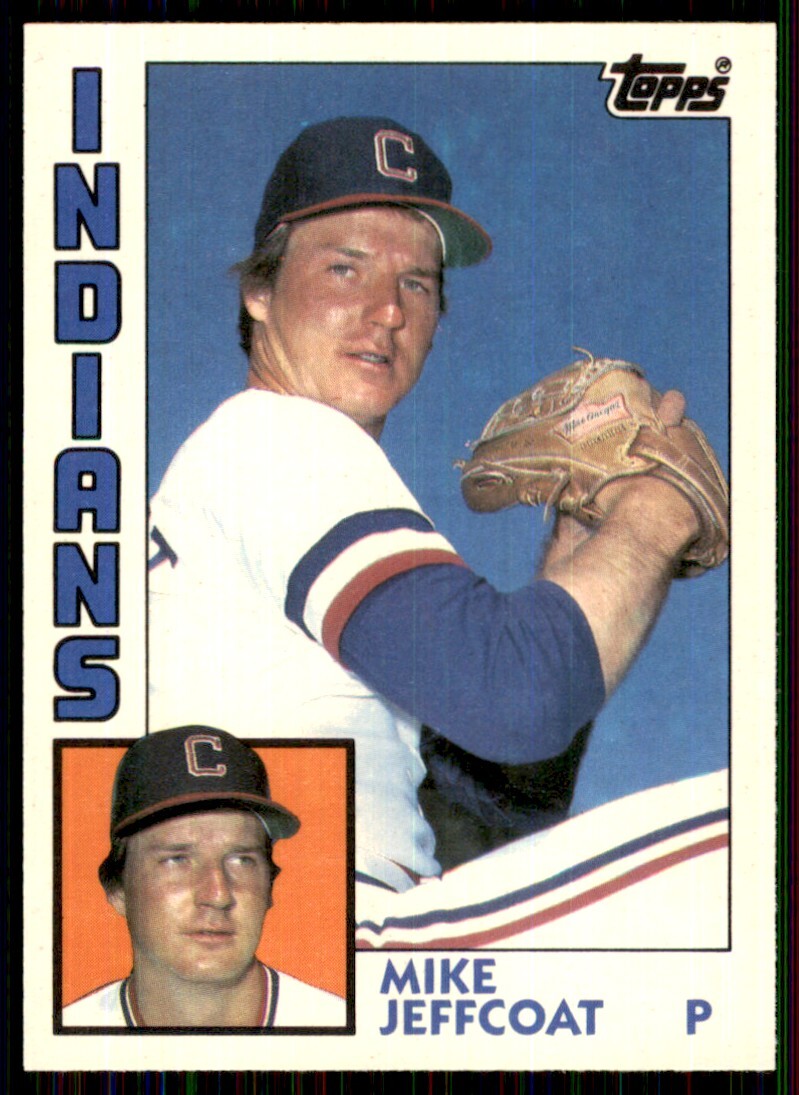 1984 Topps Traded Mike Jeffcoat Cleveland Indians #56T | eBay
